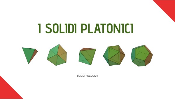 I SOLIDI PLATONICI | Genially