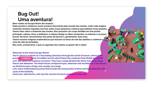 Bug Out! Uma Aventura! | Genially