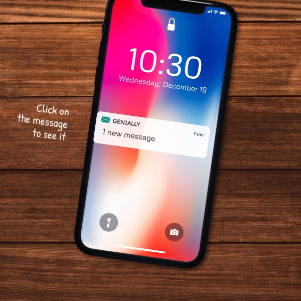 MESSAGE MOBILE | Genially