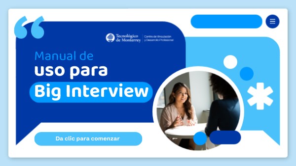 Manual de Big Interview - CVDP | Genially