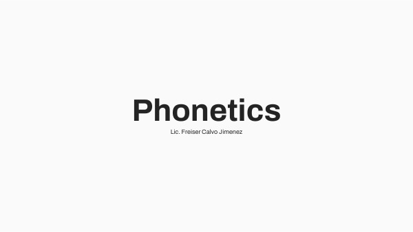 Phonetic sounds practice | Genially