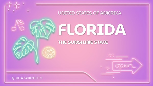 FLORIDA NEON PRESENTATION