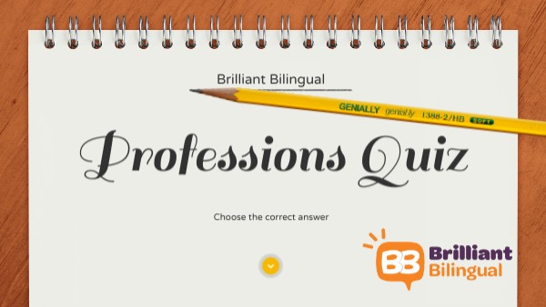 Professions QUIZ | Genially