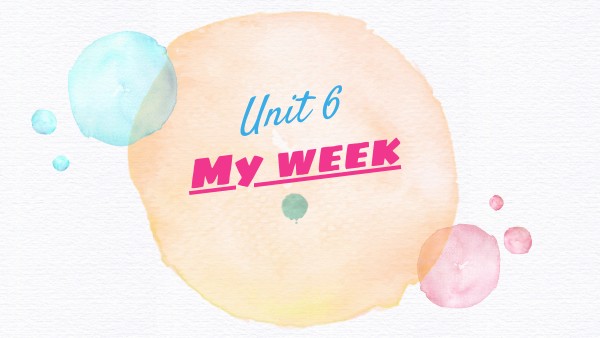 My week | Genially