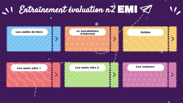 Entrainement évaluation EMI séquence 2 | Genially