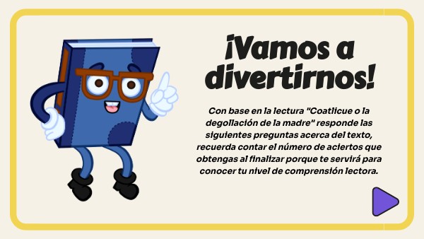 Comprensión lectora_Coatlice, o la degollación de la madre
