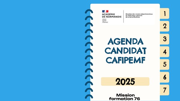 AGENDA CALENDRIER CAFIPEMF 2025 | Genially