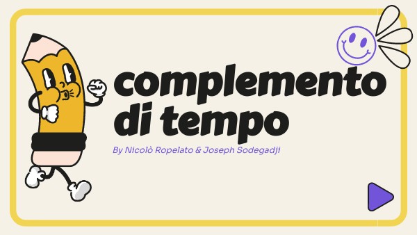 Complemento di tempo