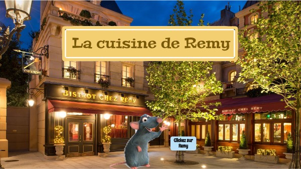La cuisine de chef Remy | Genially