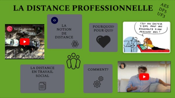 DISTANCE PROFESSIONNELLE REFLEXION