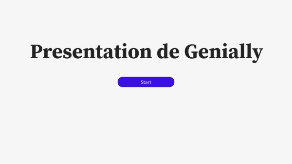 Présentation Genially
