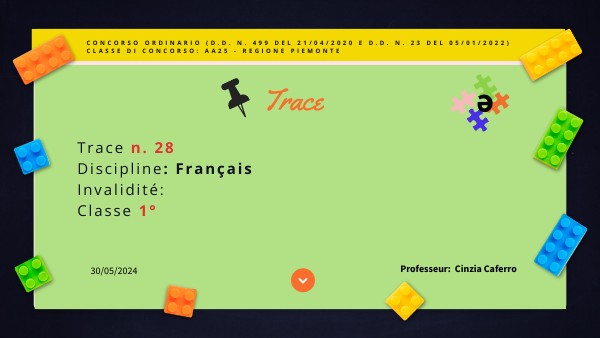 TRACE FRANCAIS | Genially
