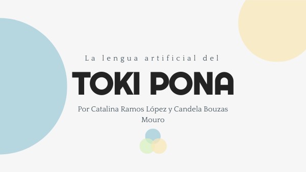 Toki Pona | Genially