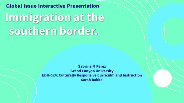 Global Issue Interactive Presentation