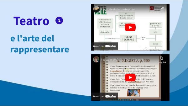 Teatro e l'arte del rappresentare