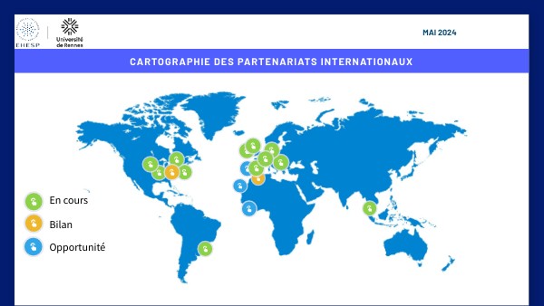 Copie - Cartographie des partenariats internationaux | Genially