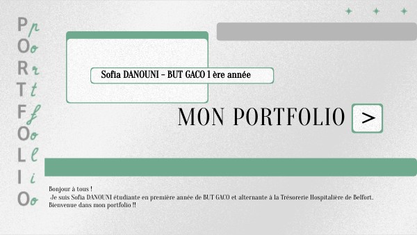 Portfolio Sofia Danouni | Genially