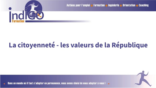 La citoyenneté - les valeurs de la République