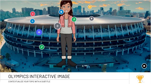 Olympics interactive image | Genially