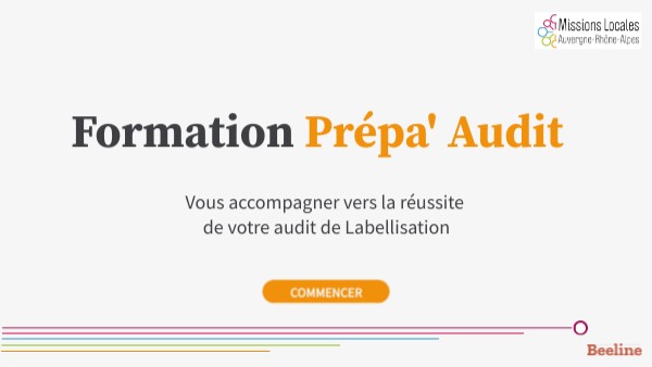Formation Prépa' Audit | Genially