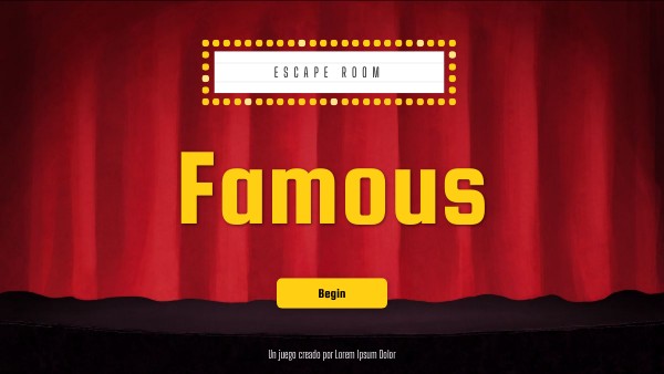 Escape Room Musical | Genially