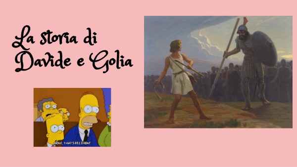 La storia di Davide e Golia | Genially