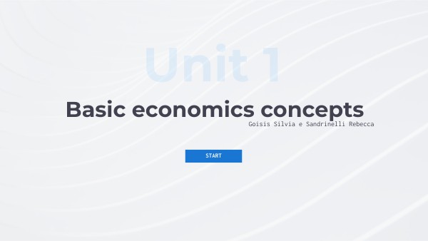 Basic economics concepts