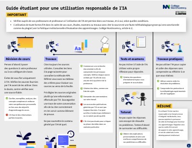 Guide étudiant pour une utilisation responsable de l'IA | Genially
