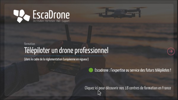 Formation : Télépiloter un drone professionnel | Genially