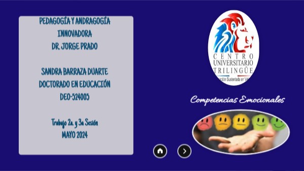 ACT 2. LAS EMOCIONES. Sandra Barraza Duarte | Genially
