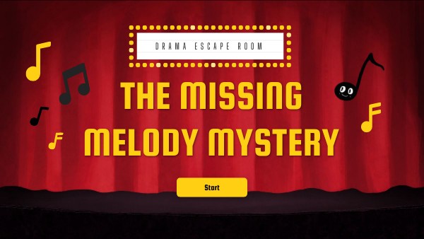 7RLA: The Missing Melody Mystery (Drama Escape Room) | Genially