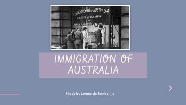 Australia's migration