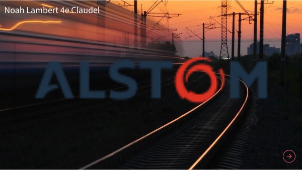 Alstom présentation | Genially