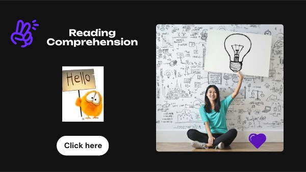 READING COMPREHENSION | Genially