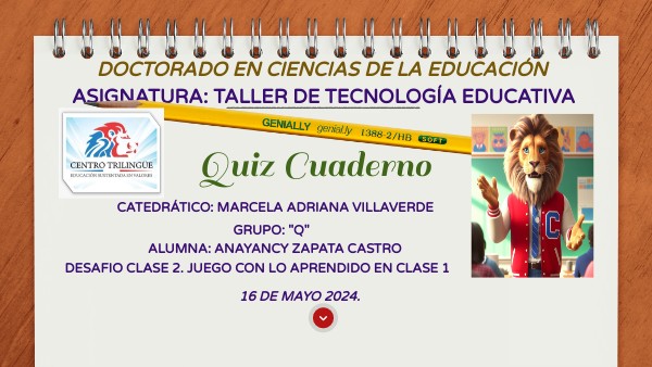 DESAFIO CLASE 2. JUEGO QUIZ LIBRETA