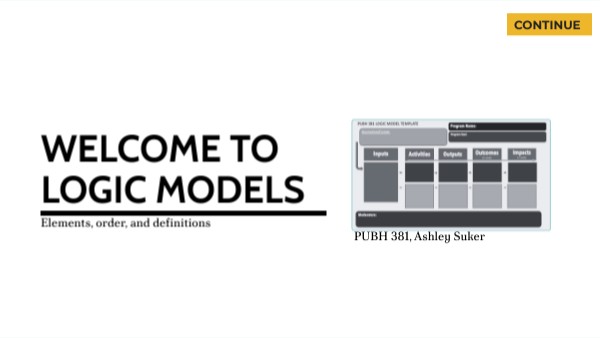 PUBH 381 LOGIC Models