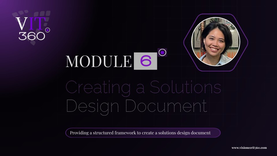 Module 6 - Solutions Design Doc
