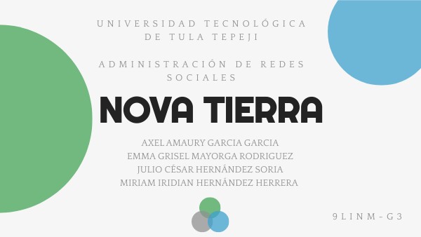 PRESENTACIÓN NOVA TIERRA