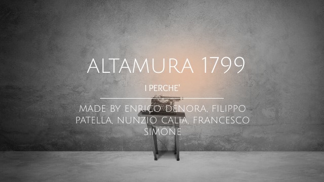 ALTAMURA NEL 1799 | Genially