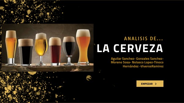 analisis de la cerveza | Genially