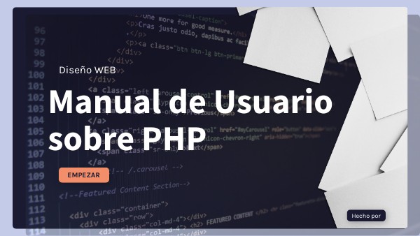 MANUAL DE PHP | Genially
