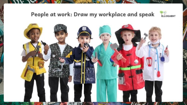 ELLoquent: People at work: Draw my workplace | Genially