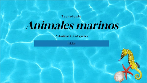 Animales marinos