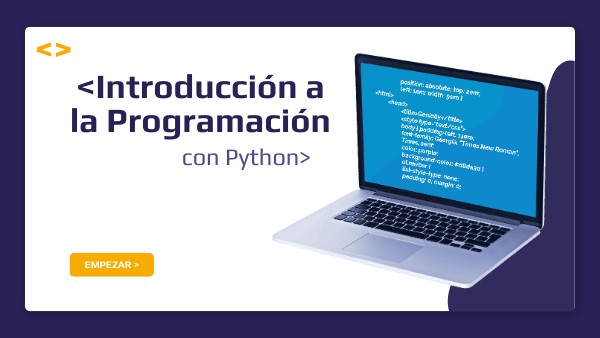 Introducción a la Programación con Python
