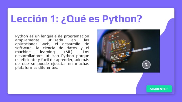 PROYECTO INFO PYTHON | Genially