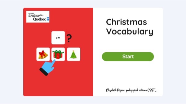 Christmas matching game | Genially