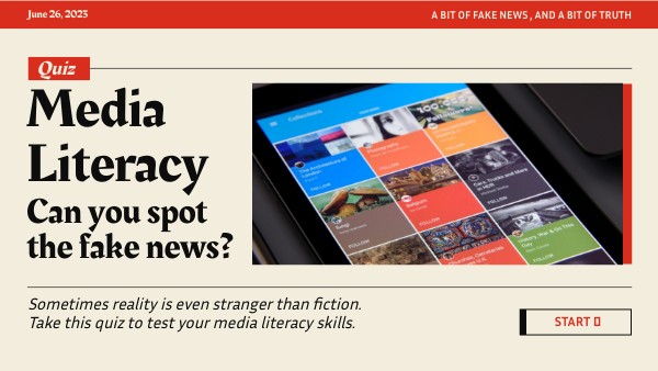 Media Literacy Quiz
