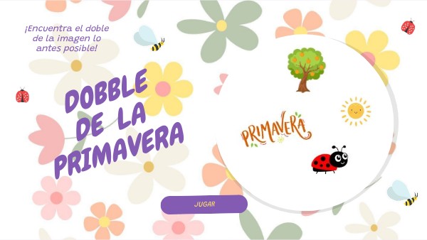 Juego "Dobble" primavera