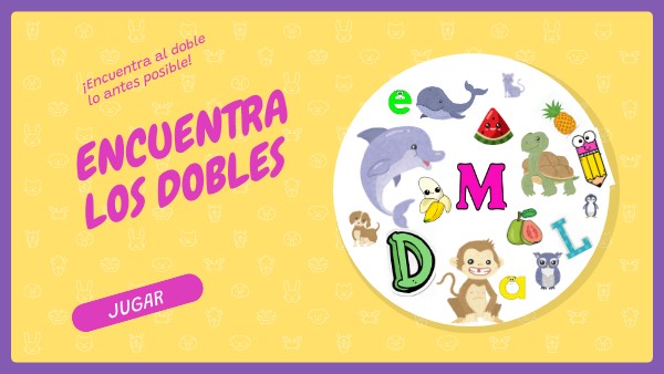 Juego "Dobles" | Genially