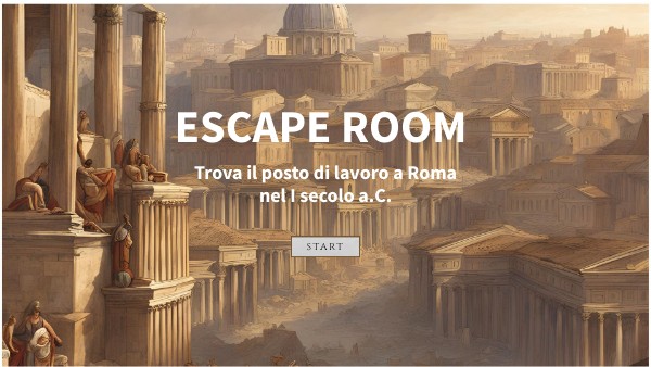ESCAPE ROOM STORIA